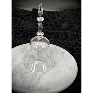 Accents | Handpainted Glass Bell With A Floral Pattern | Poshmark